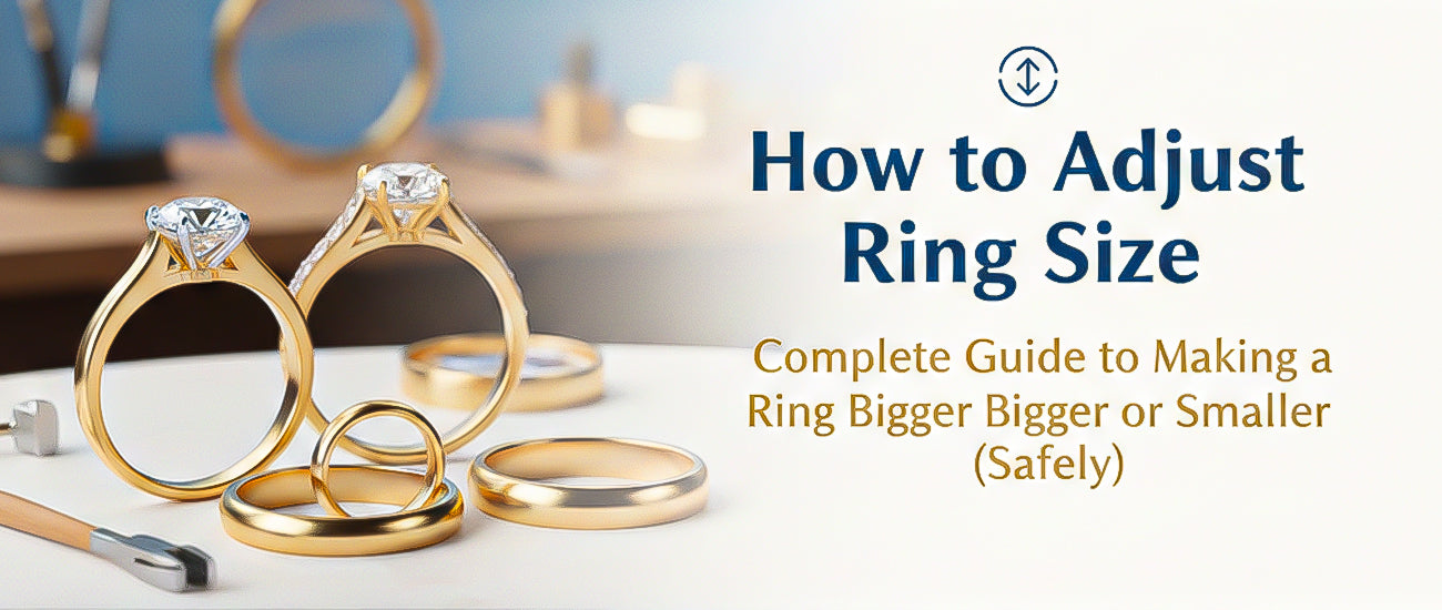 How to Adjust Ring Size - Make Ring Bigger or Smaller | Zalkari